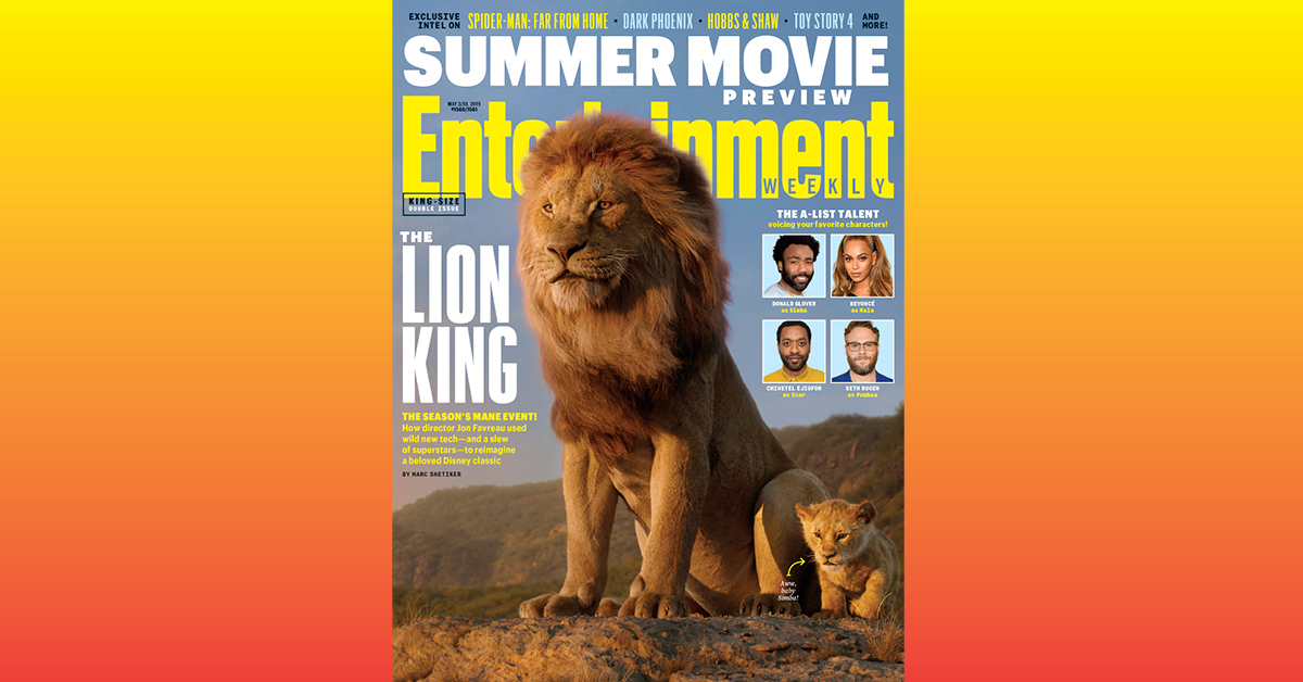 The Lion King: EW visits the set of Disney’s rule-breaking beast of a ...
