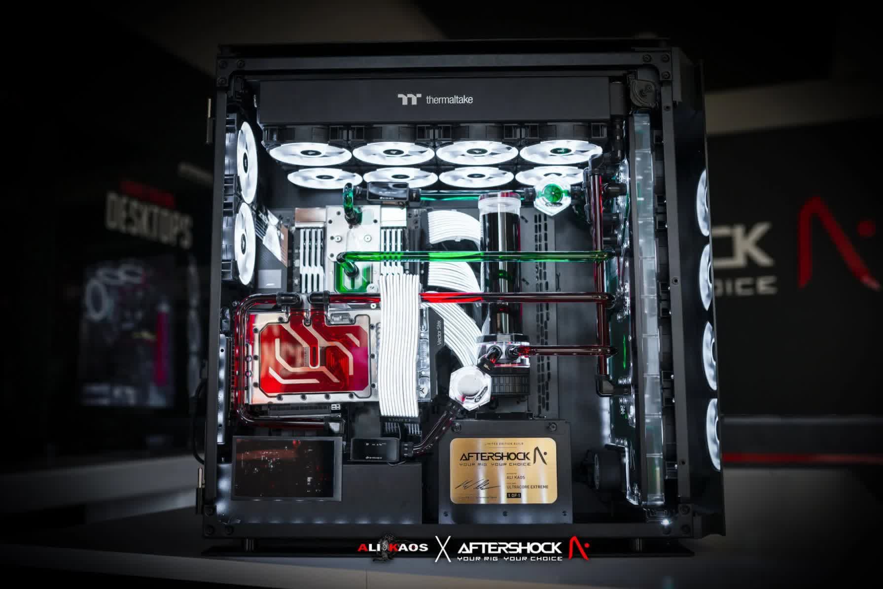 This $23,000 custom PC features two RTX 3090 cards, an AMD 3990X ...